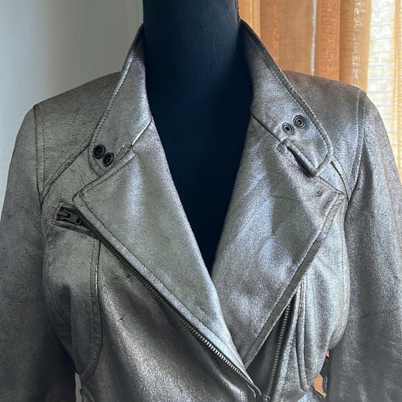 XOXO | Jackets & Coats | Xoxo Cropped Distressed Faux Leather Jacket ...